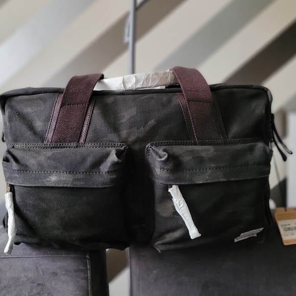 Frye | Bags | Frye Distressed Canvas And Leather Duffle Bag | Poshmark